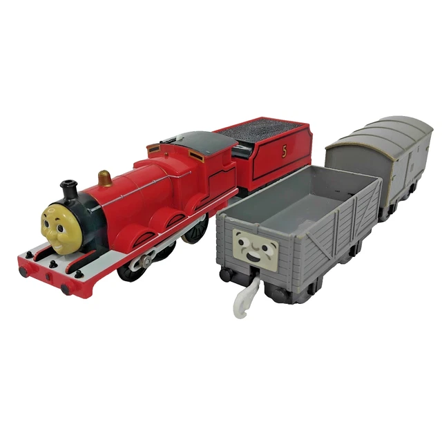 JAMES & TRUCKS Thomas & Friends Plarail Trackmaster Motorised Train ...