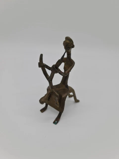STATUETTE FIGURINE AFRICAINE en bronze scène de vie - Lavement EUR 12 ...