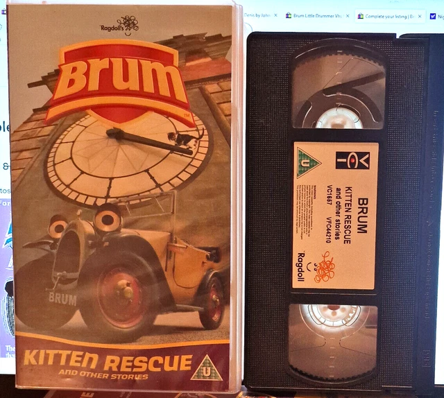 BRUM - Kitten Rescue And Other Stories (VHS, 2003) *** My Ref844 $21.58 ...