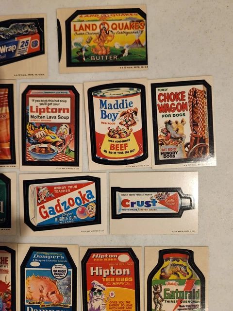 24 TOPPS WACKY Pack Stickers Collection-Early '70S Edition $35.05 ...