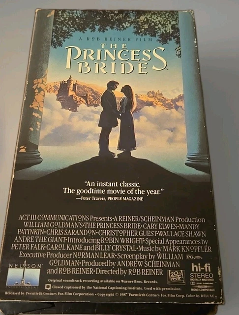 VINTAGE 1987 THE Princess Bride VHS Nelson Entertainment TESTED £8.89 ...