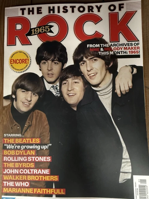 THE HISTORY OF Rock magazine #1 2025. 1965 The Beatles, Dylan, Stones ...