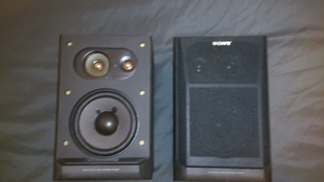 SONY SS-H1600 3-WAY Bookshelf Speakers £24.95 - PicClick UK