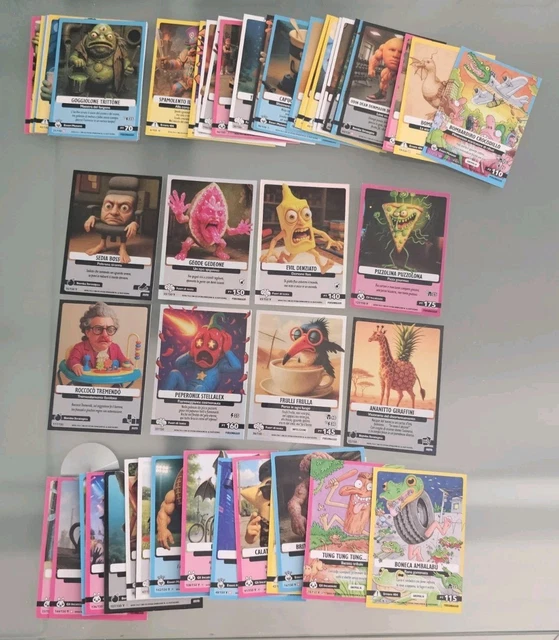LOTTO 56 CARTE Skifidol Italian Brainrot Allucinazione Cosmica Anomalia ...