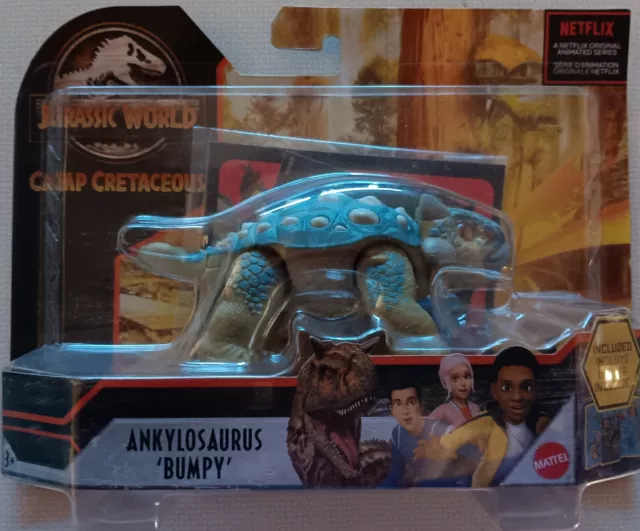 JURASSIC WORLD CAMP Cretaceous Ankylosaurus BUMPY 2021 Netflix EUR 23 ...