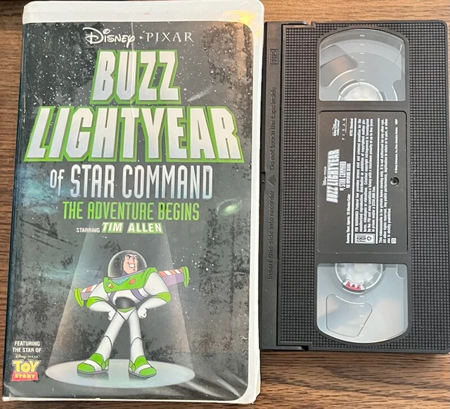 BUZZ LIGHTYEAR OF Star Command: The Adventure Begins VHS Disney Pixar ...