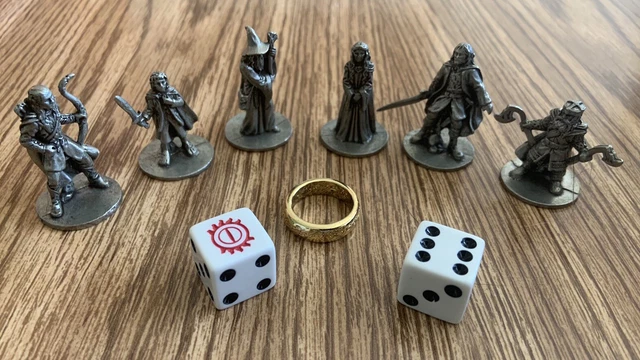 MONOPOLY LORD OF The Rings Trilogy Edition Replacement Pieces 6 Tokens ...