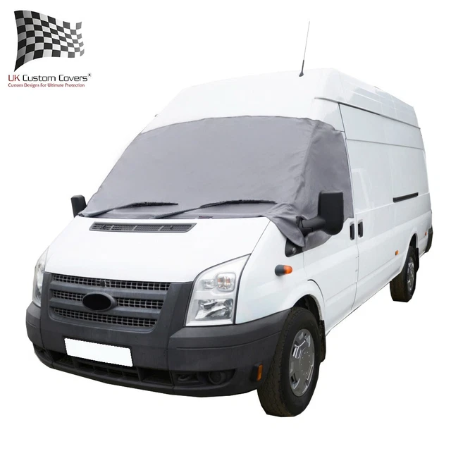 FORD TRANSIT VAN Mk7 Screen Wrap Frost Cover Deluxe (2007-2013) Grey ...