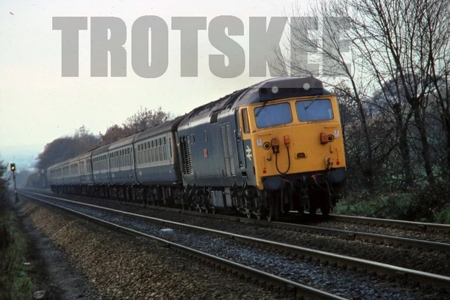 35MM SLIDE BR British Railways Diesel Loco Class 50 50024 Lickey 1979 ...