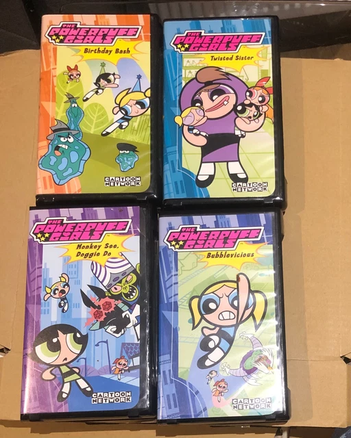 THE POWERPUFF GIRLS VHS tapes 2000 Cartoon Network Twisted Sister ...