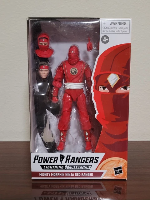 POWER RANGERS LIGHTNING Collection MMPR Ninja Red Ranger Action Figure ...
