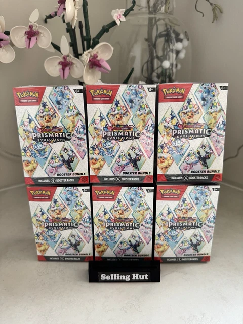 POKÉMON TCG: PRISMATIC Evolutions Booster Bundle X 6 Boxes £309.99 ...