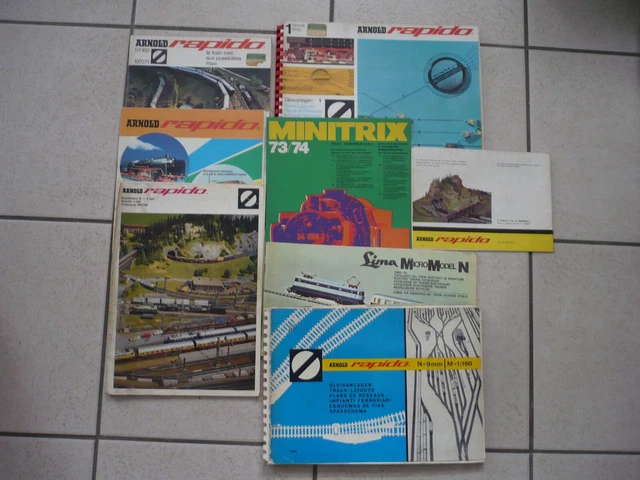 LOT CATALOGUES TRAIN electrique echelle n.arnold rapido.locomotive.catalogues. EUR 5,00 ...