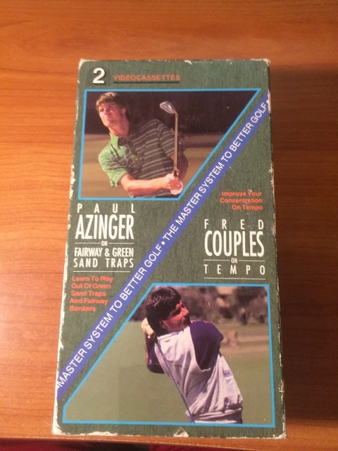 PAUL AZINGER ON Fairway and Green Sand Traps/ Fred Couples on Tempo (VHS) shelf $26.21 - PicClick CA
