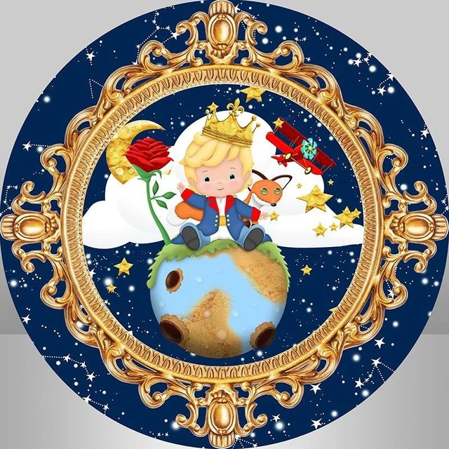 ROYAL LITTLE PRINCE Round Backdrop For Baby Shower $37.94 - PicClick AU