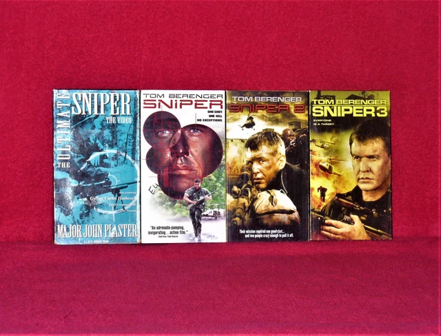 THE ULTIMATE SNIPER Vhs By Major John Plaster Sniper 1 2 3 Tom Berenger ...