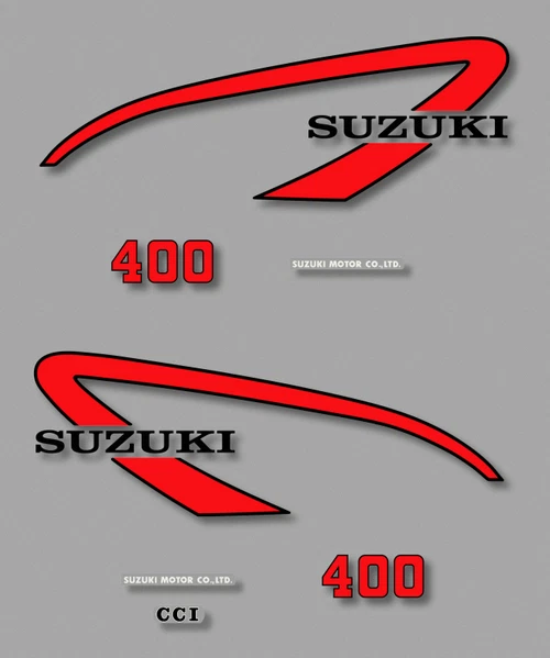 SUZUKI TS400 1975 - Kit déco Sticker decals fuel tank - TS 400 1975 EUR ...