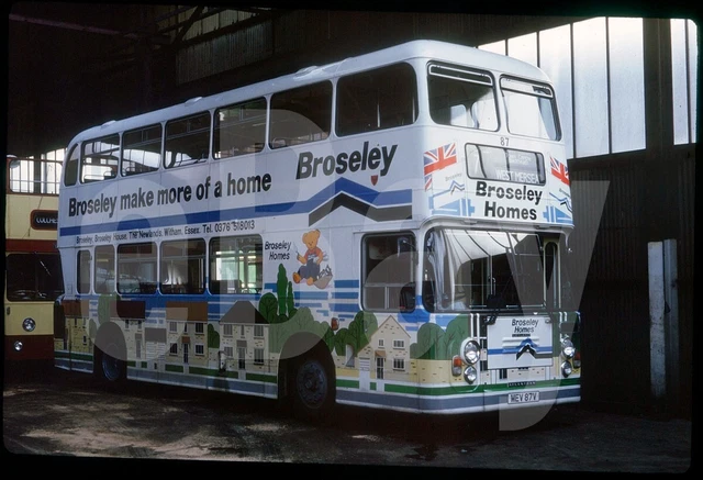 ORIGINAL BUS SLIDE - Colchester Borough Transport 87 MEV87V Atlantean ...