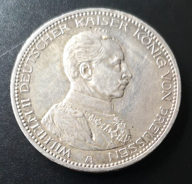 SILBERMÜNZE 5 MARK Kaiserreich Wilhelm II von Preussen 1913 A - Barren - Silber EUR 35,63 ...