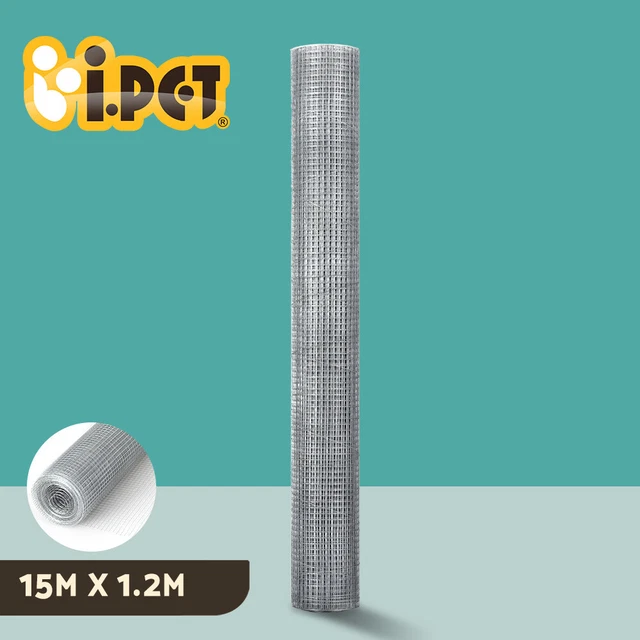 I.PET POULTRY CHICKEN Fence Pet Netting Wire Mesh Roll Duck Goose Coop ...