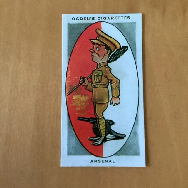 OGDENS-AFC NICKNAMES FOOTBALL Cigarette Card 1933-#01- ARSENAL £14.95 ...