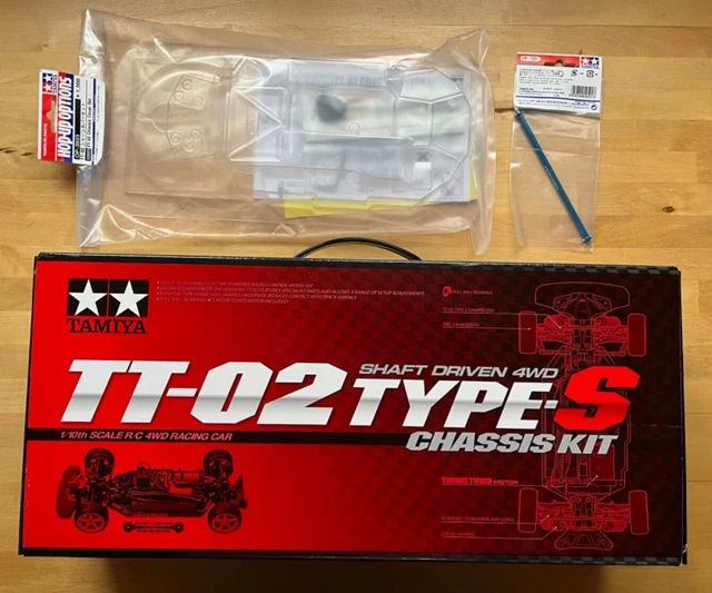 TAMIYA RC TT-02 Type-S Chassis Kit (58600) w/ driveshaft upgrade ...