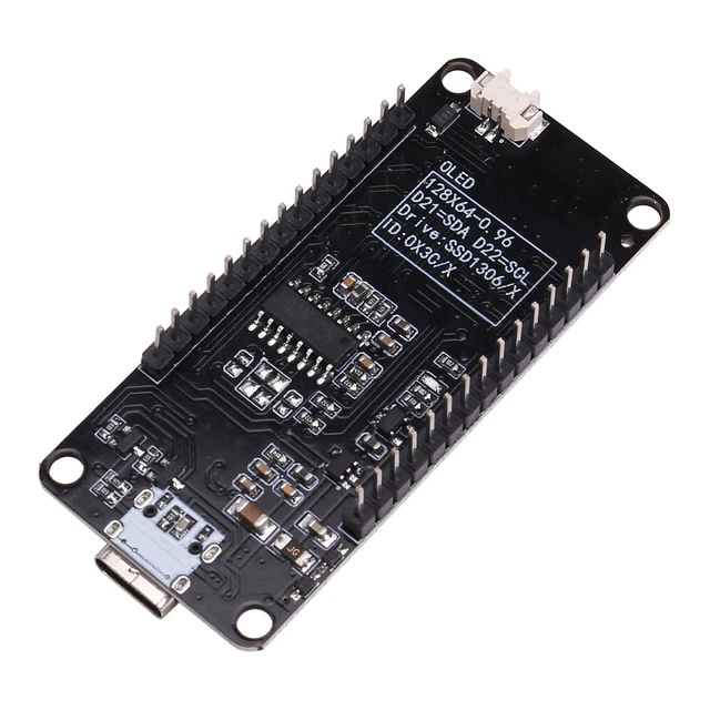 ESP32 ESP-WROOM-32 WIFI-ENTWICKLUNGSBOARDMODUL CH340 mit 0,96 OLED-Display 2024 EUR 10,36 ...