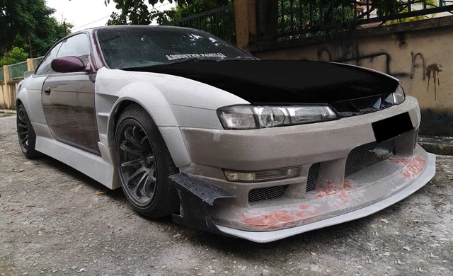 FIT FOR NISSAN Silvia S14 B.a.r Style Wide Body Kit EUR 915,75 ...