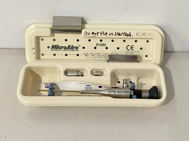 MICROAIRE SURGICAL OTOSCOPE REF 81023 w/Sterilisation Case $1,100.00 ...