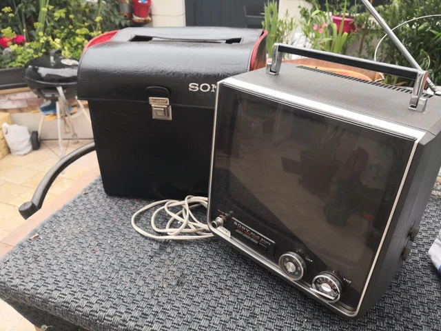 SONY SOLID STATE Televiseur TV-112UM TOKYO cathodique portable vintage ...