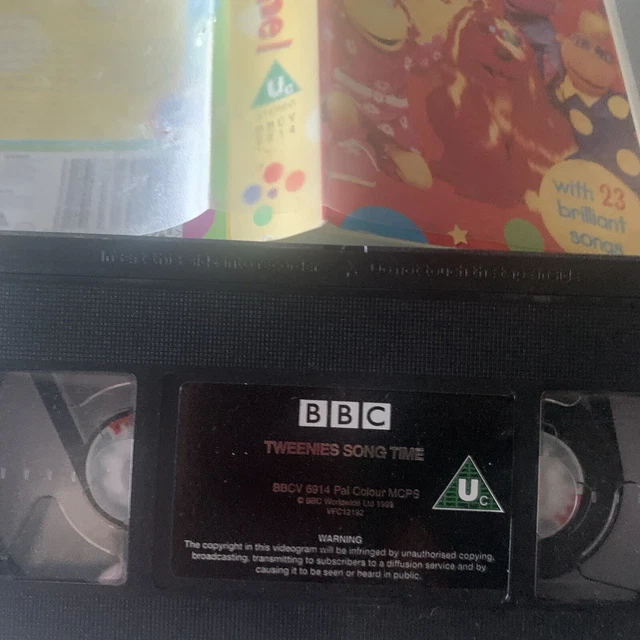 TWEENIES SONG TIME Bbc Video Fizz Milo Bella Jake Pal Vhs Video Kids ...
