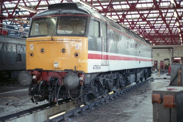 B295 35MM NEGATIVE Class 47 47804 Longsight c.1991 £2.54 - PicClick UK