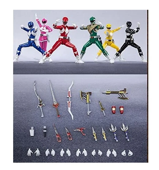 SHODO SUPER KYORYU Sentai Zyuranger Action Figure Set Premium Bandai ...