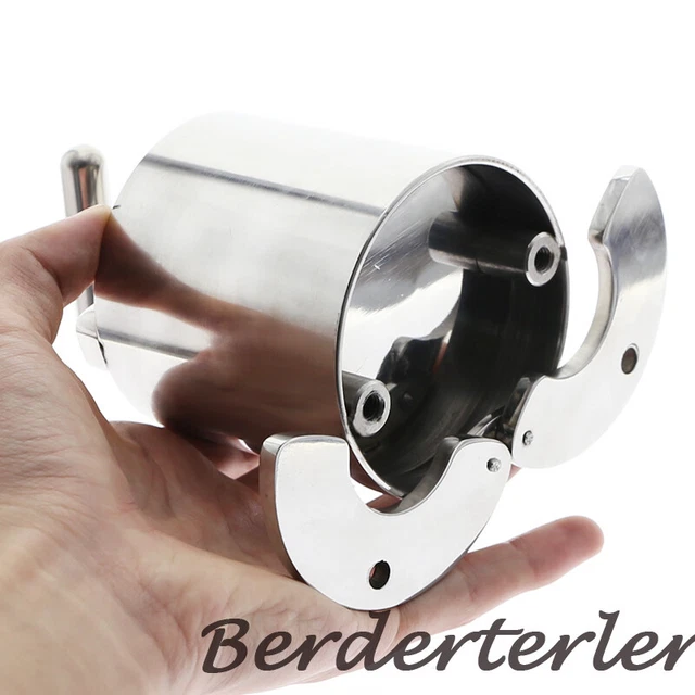 Heavy Testicle Ball Stretcher Stainless Steel Duty Weight Scrotum