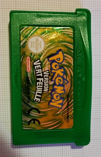 JEU GAME BOY Advance Pokemon Vert Feuille original FR EUR 8,00 ...