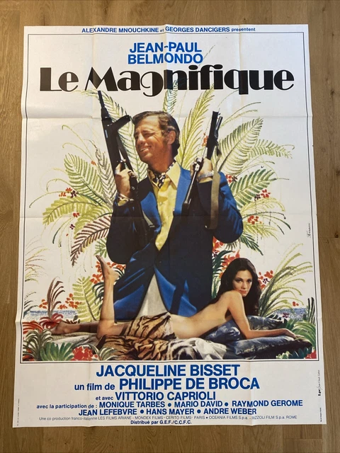 LE MAGNIFIQUE AFFICHE originale 120x160 J.P Belmondo Philippe de Broca 1973 EUR 1,00 - PicClick FR