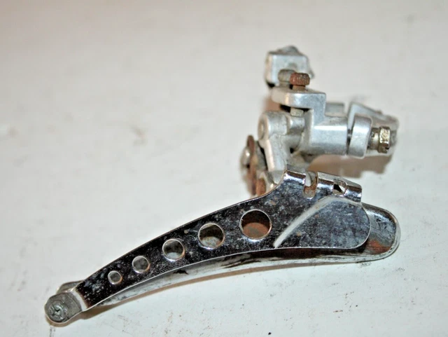 RALEIGH VINTAGE FRONT Derailleur 28.6mm Clamp-On 2x5/6 Bottom Pull Fast ...