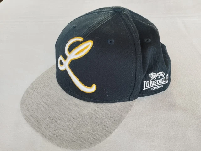 LONSDALE LONDON - Cap Mütze Schirm Hut One Size - navy grau mit Logo ...