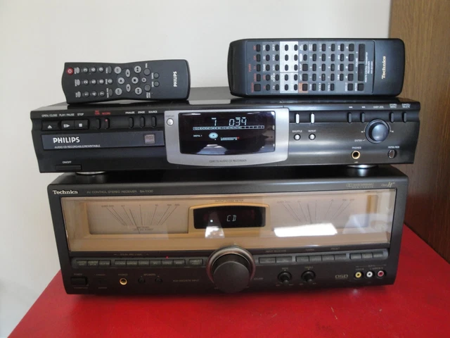 AMPLI TECHNICS SA-TX30 +platine cd cdr 770 philips EUR 500,00 - PicClick FR