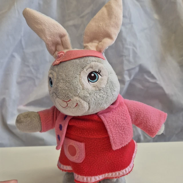 PETER RABBIT CBEEBIES Talking and Hopping Lily Bobtail Plush Soft Toy ...