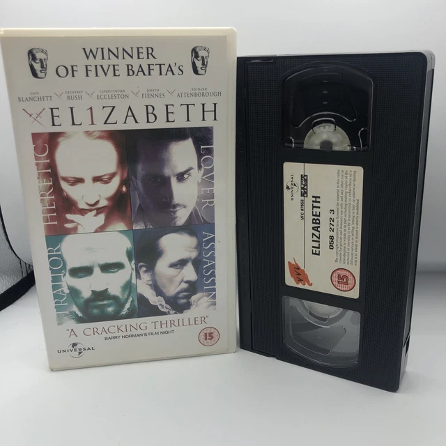 ELIZABETH VHS VIDEO Cate Blanchett £3.00 - PicClick UK