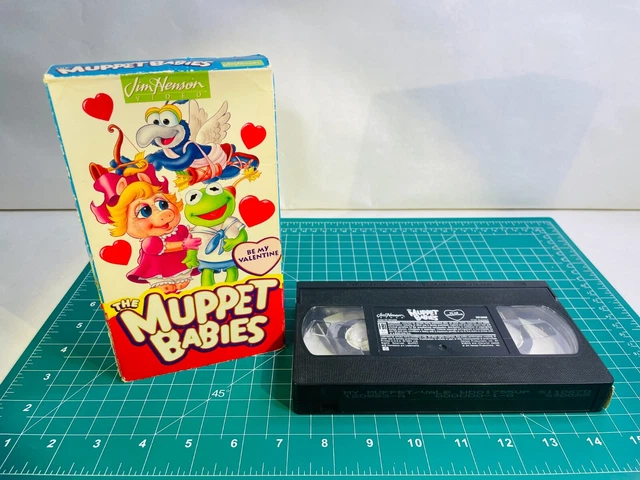 THE MUPPET BABIES Be My Valentine 1994 VHS Tested Miss Piggy Kermit Jim ...