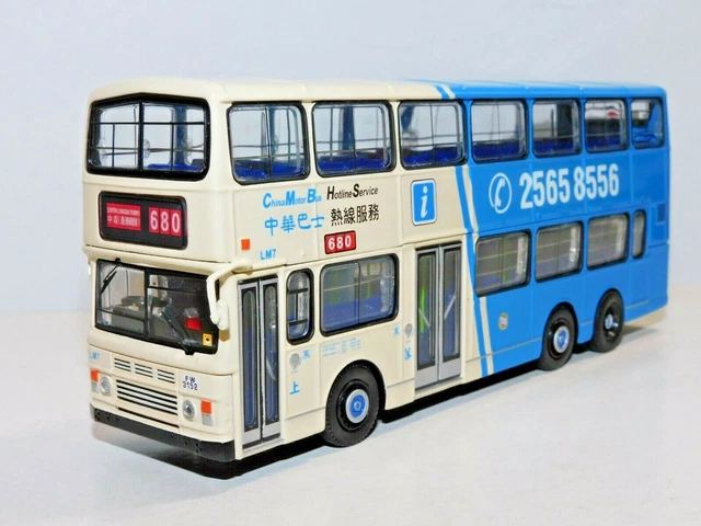 BUSES MODEL CO Leyland Olympian Bus China Motor Bus Route 680 1/76 ...