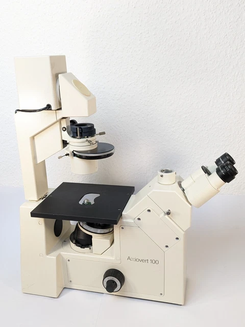 ZEISS AXIOVERT 100 inverses Mikroskop, Achrostigmat 5x/10x/20x/32x ...
