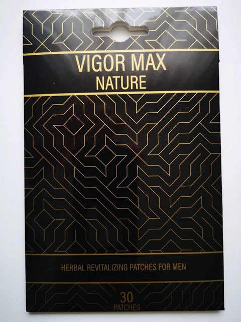 VIGOR MAX NATURE 30 patchs Booster d'Endurance et d'Energie pour Homme ...