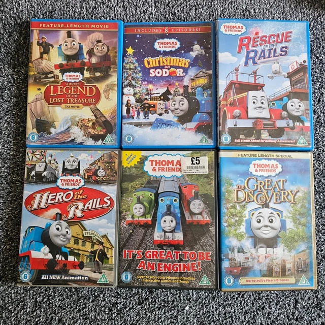THOMAS THE TANK Engine Animation Train DVD Bundle Kid's Collection Job ...
