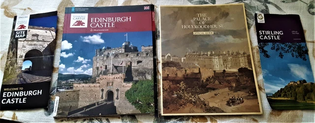 SCOTLAND EDINBURGH CASTLE Palace of Holyroodhouse Official Souvenir ...