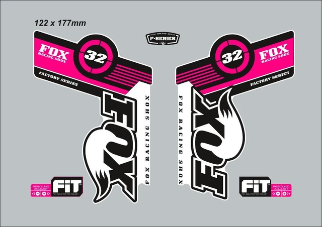 FOX 32 FACTORY Series Fork Decal Set Pink Version EUR 27,00 - PicClick DE