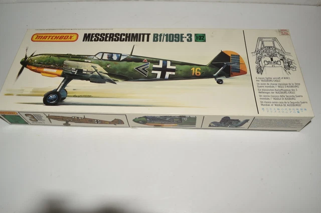 RB MATCHBOX MESSERSCHMITT Bf / 109e-3 1-32 Modèle PK-502- Neuf (UFG131) $61.28 - PicClick CA
