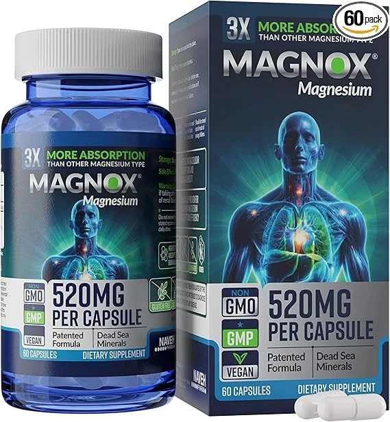 MAGNOX® 520 | Magnesium Supplement 520mg of High Absorption Magnesium ...